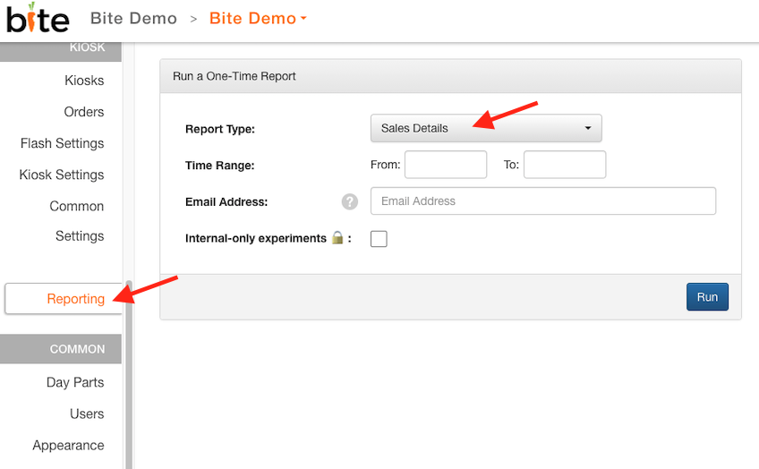 Guest Survey – Bite Kiosk