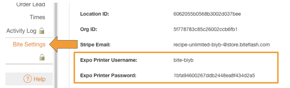 Expo Printer Onboarding – Bite Kiosk