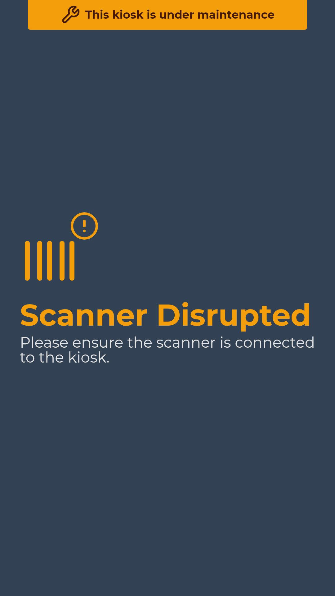 Maintenance Mode – Bite Kiosk